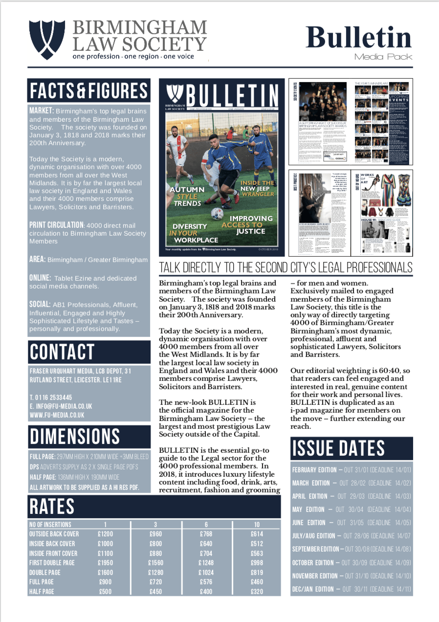 Bulletins - Birmingham Law Society. One Profession. One Region. One Voice